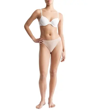 Calvin Klein Bonded Flex Mid Rise Thong - Cedar