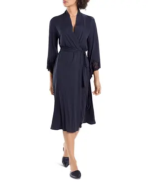 Natori Luxe Shangri-la Robe Anthracite/cocoon
