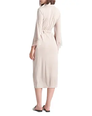 Natori Luxe Shangri-la Robe - Cashmere Ivory