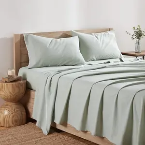 Dkny Pure Washed Sheet Set, King - Sage