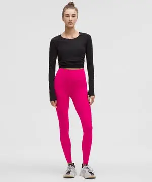 Lululemon Fast And Free High-rise Thermal Tight 28 - Passionate
