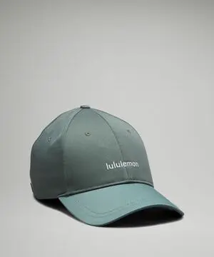 Lululemon Structured Ball Cap Dark Forest/medium Forest/blue Linen