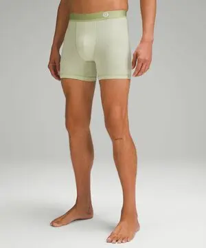 Lululemon Always In Motion Boxer 5" Jumie Stripe Elixir Edamame Green
