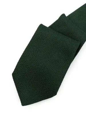 FURSAC Patterned Jacquard Silk Tie - Green