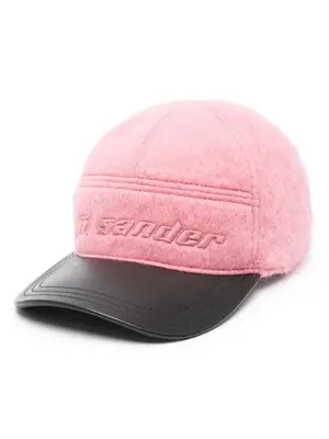 JIL SANDER Logo-embroidered Baseball Cap - Pink