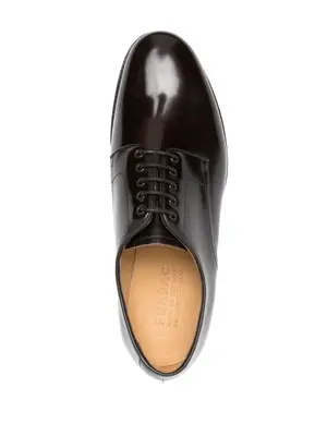 FURSAC Leather Derby Shoes - Brown