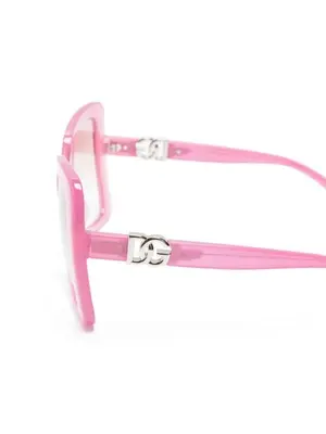 Dolce & Gabbana Oversize Sunglasses - Pink