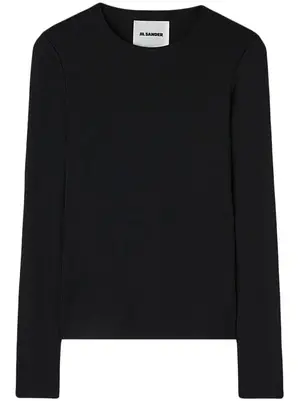 JIL SANDER Long-sleeve T-shirt - Black