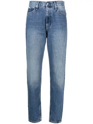 Calvin Klein High-rise Tapered-leg Jeans