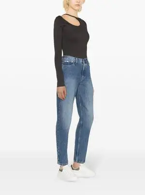 Calvin Klein High-rise Tapered-leg Jeans