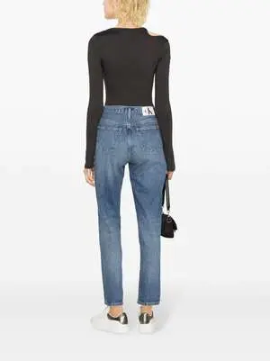 Calvin Klein High-rise Tapered-leg Jeans