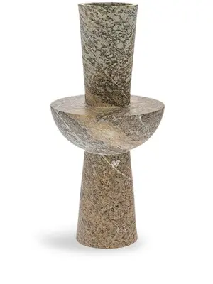 GARDECO Totem 03 Stone Vase - Brown