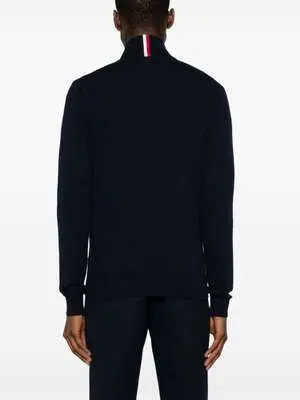 Tommy Hilfiger Logo-patch Cotton-blend Jacket - Blue