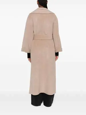 BY MALENE BIRGER Trullem Belted Wool Coat - Neutrals