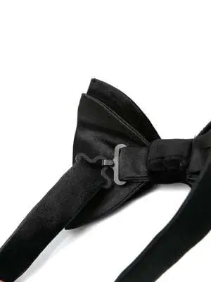 FURSAC Adjustable Velvet Bow Tie - Black
