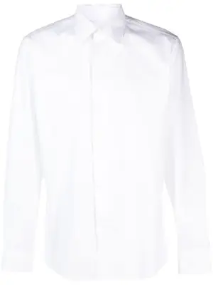 FURSAC Straight-point Collar Cotton Shirt
