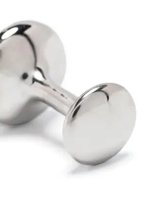 FURSAC Engraved-logo Detail Cufflinks - Silver