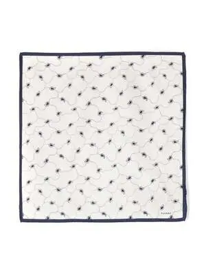 FURSAC Graphic-print Silk Scarf - White