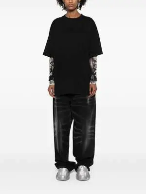 Balenciaga Logo-embellished Cotton T-shirt