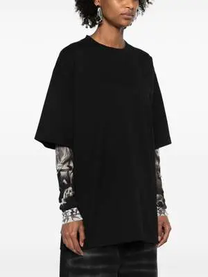 Balenciaga Logo-embellished Cotton T-shirt