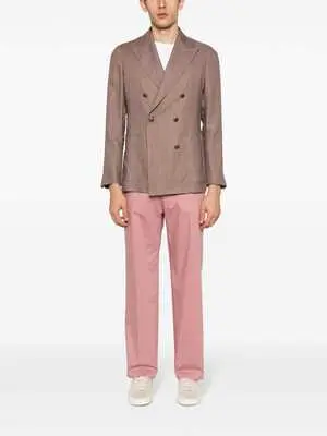 Tagliatore Double-breasted Linen Blazer