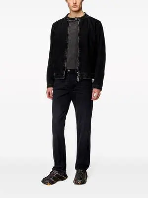 DIESEL® D-glory Denim Moto Jacket - Black