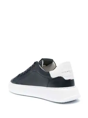 Philippe Model Temple Logo-patch Sneakers - Blue