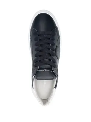 Philippe Model Temple Logo-patch Sneakers - Blue