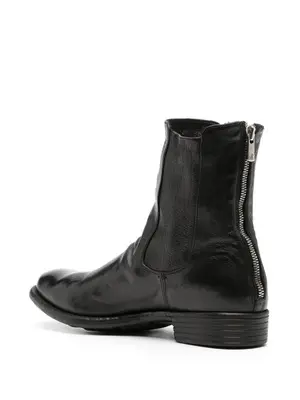 Officine Creative Calixte 30mm Leather Ankle Boots