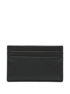 Alexander McQueen Graffiti Pebbled-leather Cardholder