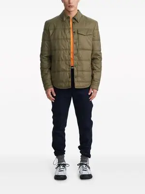 Aztech Mountain Loge Peak Quilted Shirt Jacket - Green