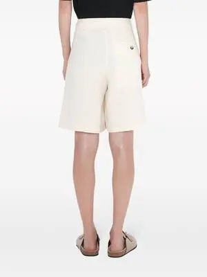 JW Anderson Logo-tape Wide-leg Shorts - White