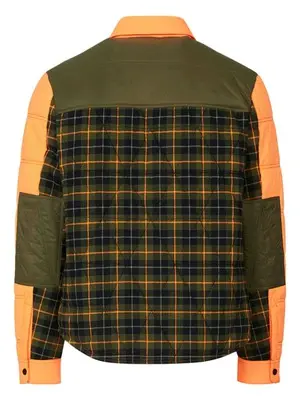 Aztech Mountain Loge Peak Quilted Shirt Jacket - Orange