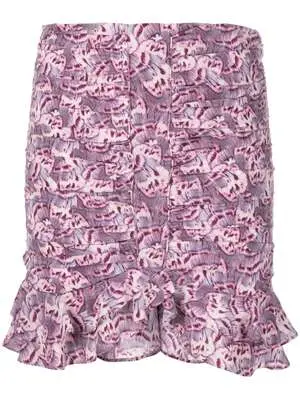 Isabel Marant Étoile Milendi Mini Skirt - Purple