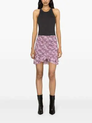 Isabel Marant Étoile Milendi Mini Skirt - Purple