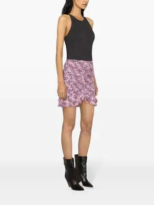 Isabel Marant Étoile Milendi Mini Skirt - Purple