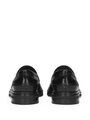 Dolce & Gabbana Square-toe Leather Loafers