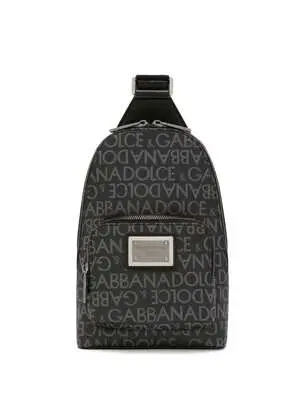 Dolce & Gabbana Logo-plaque Belt Bag - Black