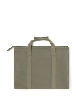 A.p.c. Logo Print Luggage Bag - Green