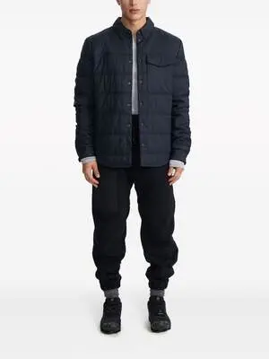 Aztech Mountain Loge Peak Quilted Shacket - Black