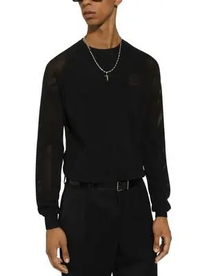 Dolce & Gabbana Cross-pendant Ball-chain Necklace