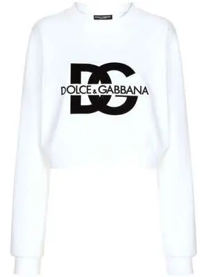 Dolce & Gabbana Logo-print Sweatshirt - White