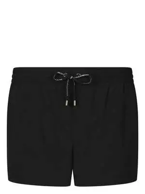 Dolce & Gabbana Drawstring-fastening Swim Shorts - Black