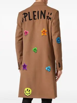 Philipp Plein Multi-patch Single-breasted Coat