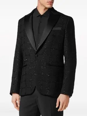 Philipp Plein Duke Glittered Blazer