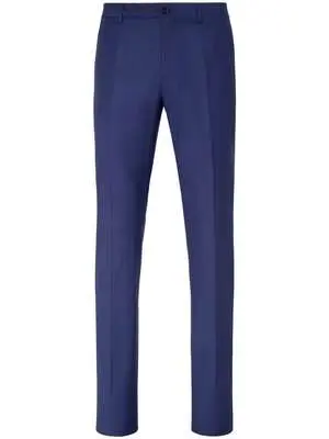 Philipp Plein Pressed-crease Tailored Trousers - Blue
