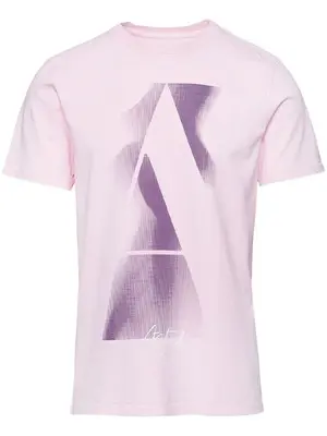 Aztech Mountain Altitude Logo-print Cotton T-shirt - Pink