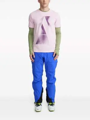 Aztech Mountain Altitude Logo-print Cotton T-shirt - Pink