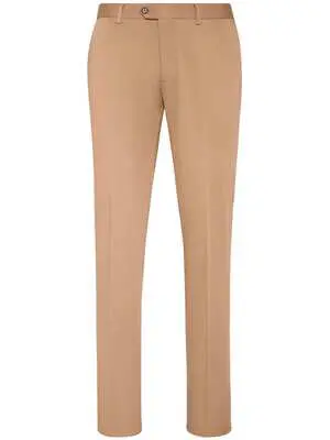 Philipp Plein Pressed-crease Cotton Chinos - Neutrals