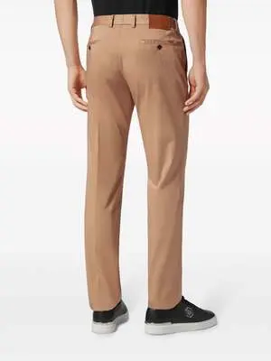 Philipp Plein Pressed-crease Cotton Chinos - Neutrals